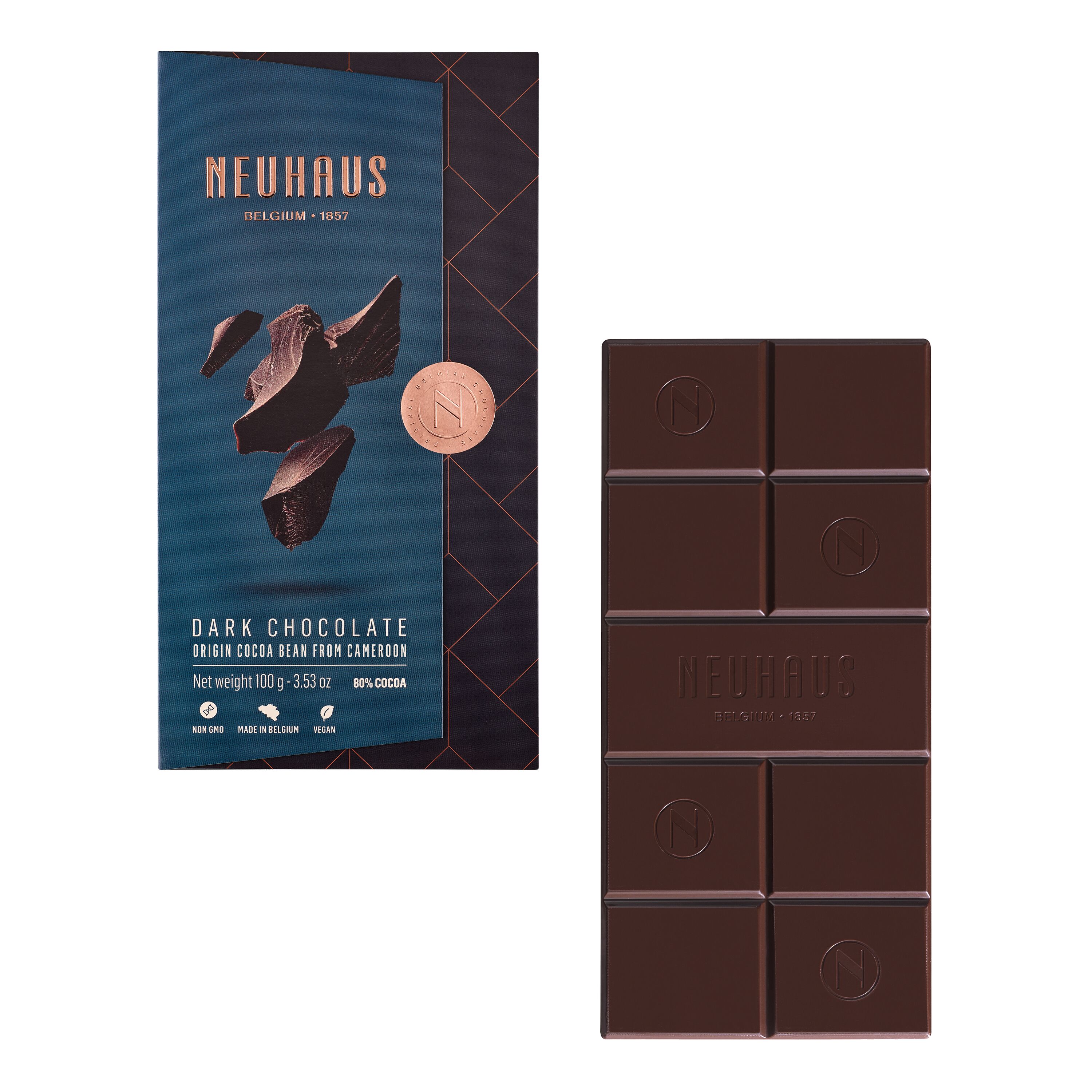 Dark Cameroon 80% Tablet | Neuhaus Chocolates