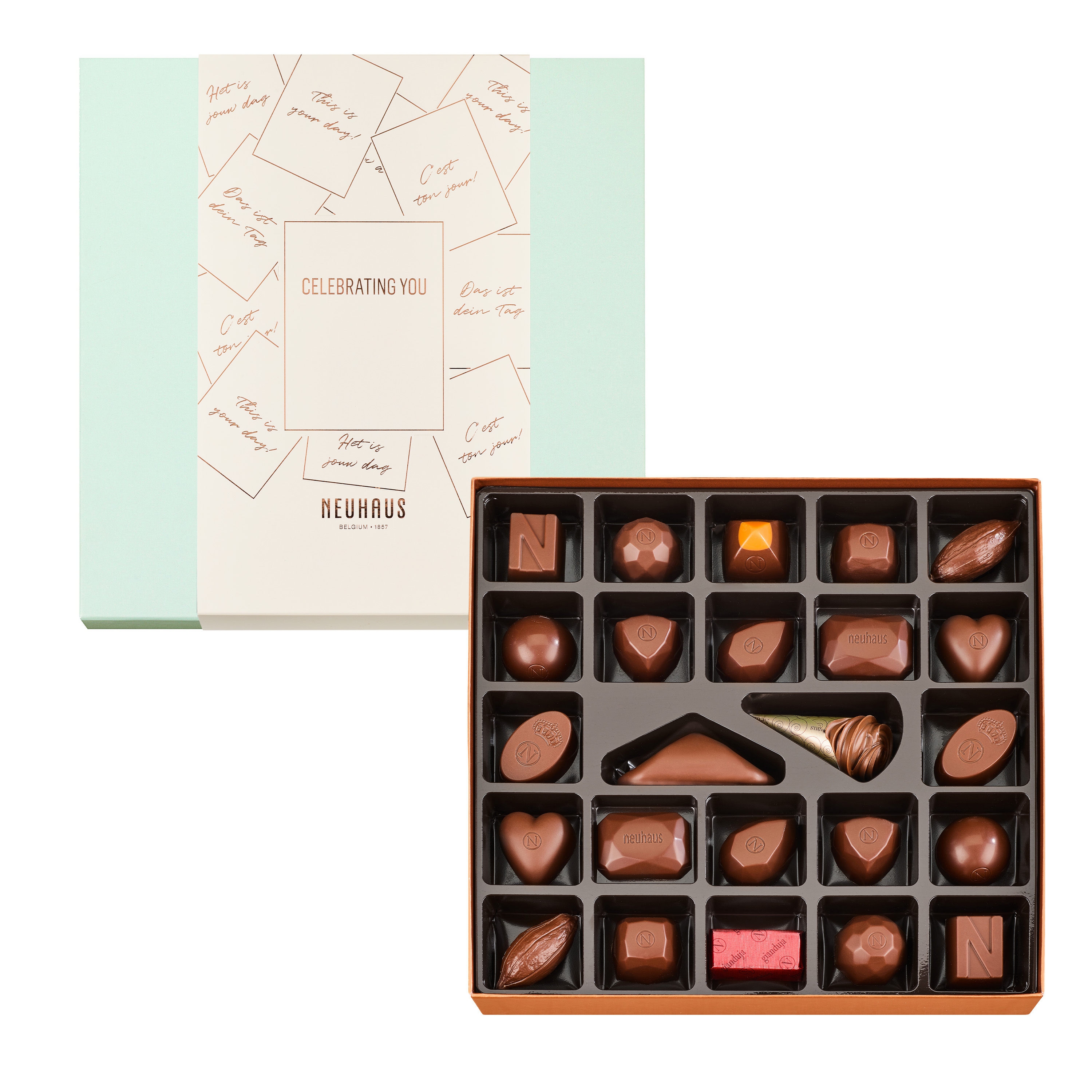 Coffret Cadeau Célébration Chocolat au Lait | Neuhaus Chocolates